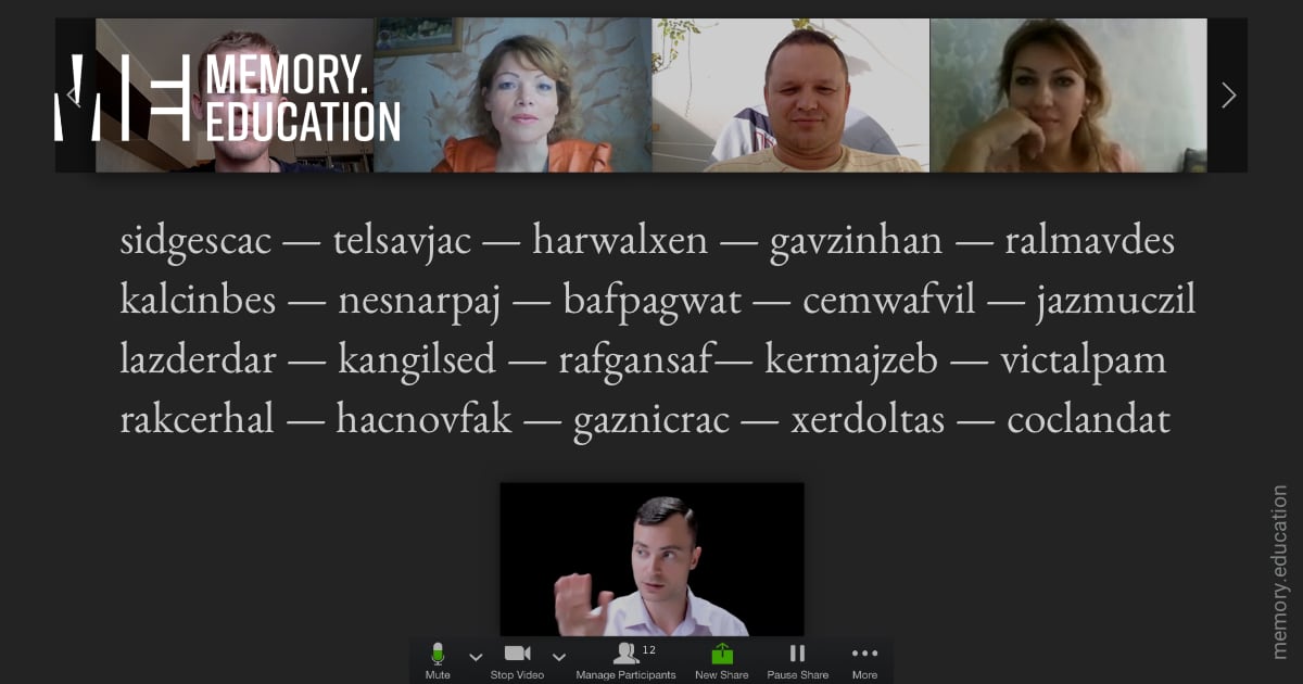 Memory training: how to memorize information • Memory Development Center